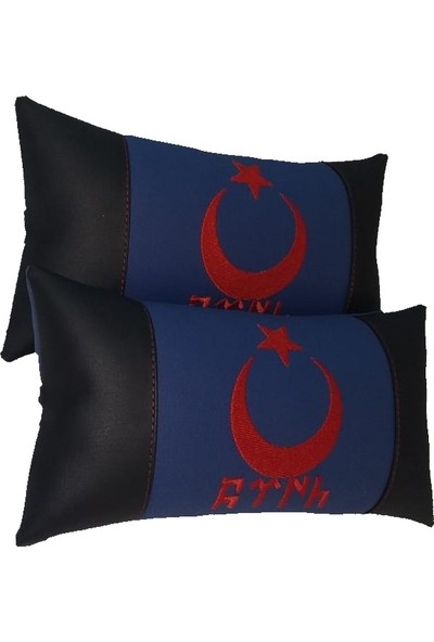 Baye Collection Türk 2'li Set Deri Oto Koltuk Boyun Yastığı Baye Collection Türk 2'li Set Deri Oto Koltuk Boyun Yastığı