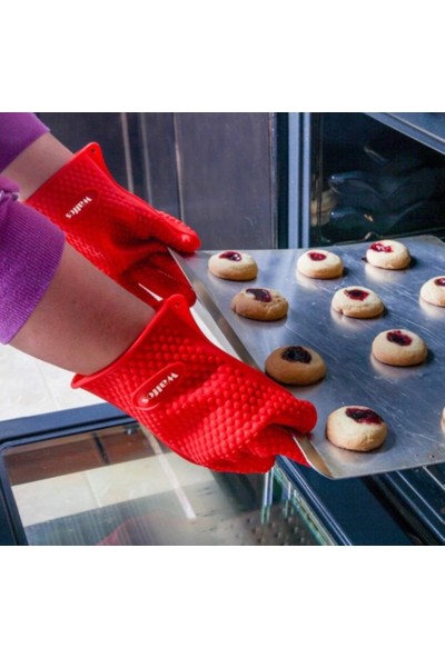 Walfos Isıya Dayanıklı Silikon Eldiven Walfos Isıya Dayanıklı Silikon Eldiven