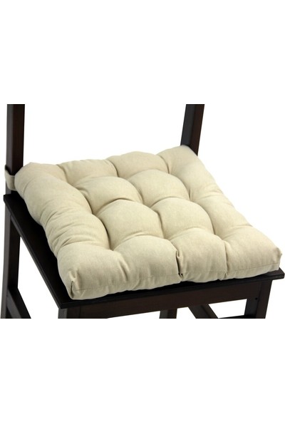 İşbir Rattan Sandalye Minderi Cırtlı Bej 45 x 45 cm İşbir Rattan Sandalye Minderi Cırtlı Bej 45 x 45 cm