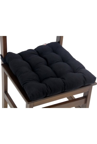 İşbir Rattan Kare Sandalye Minderi Cırtlı Siyah 45 x 45 cm İşbir Rattan Kare Sandalye Minderi Cırtlı Siyah 45 x 45 cm