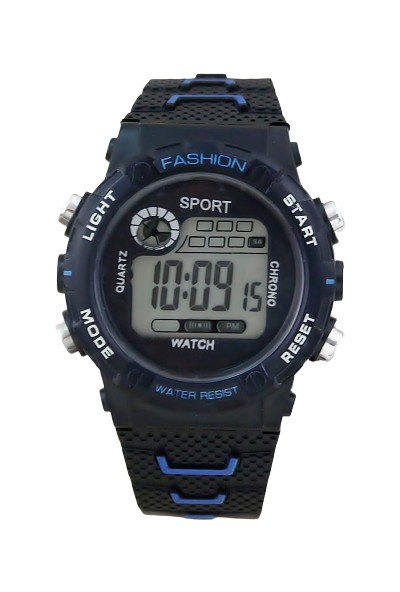 Black Point Erkek Çocuk Dijital Çocuk Kol Saati Mavi Renk Kronometre Alarm Takvimli Işıklı Black Point Erkek Çocuk Dijital Çocuk Kol Saati Mavi Renk Kronometre Alarm Takvimli Işıklı