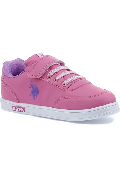 U.S. Polo Assn. U.s Polo Assn. Cameron Wt 1pr Pembe Kız Çocuk Sneaker