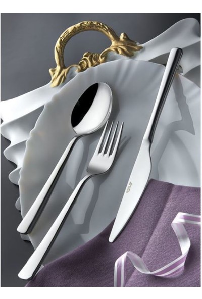 Kütahya Venüs 72 Parça Sade Çatal Kaşık Bıçak Takımı