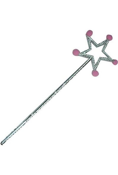 Ufuk Şaka Oyunları Merkezi Pembe Süslü Kraliçe Sihirli Değnek Asası
