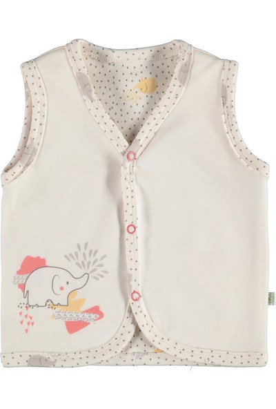 Bi Organic Bi Organic Bi OrganicNatural Circus Kız Bebek %100 Organik Pamuk Yelek