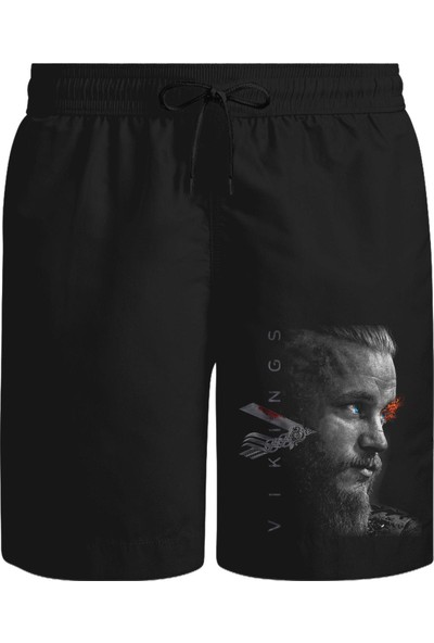 Lordd T-Shirt Vikings - Ragnar Iı Unisex Siyah Şort Lordd T-Shirt Vikings - Ragnar Iı Unisex Siyah Şort