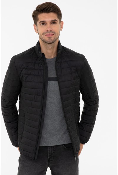 Pierre Cardin Siyah Standart Fit Sentetik Mont 50230424-VR046