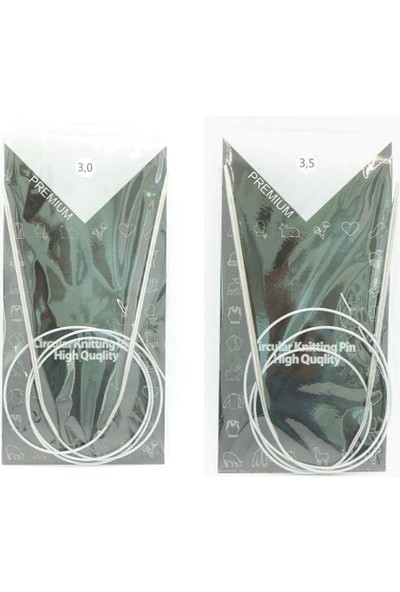 Elisihobbymarket Çelik Telli 100CM Misinalı Şiş 3.5mm