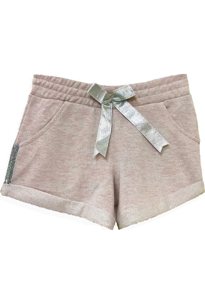Little Star Kız Çocuk Simli Kız Şort