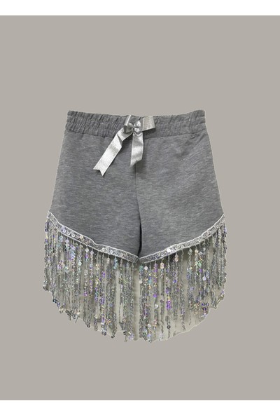 Little Star Kız Çocuk Püsküllü Şort