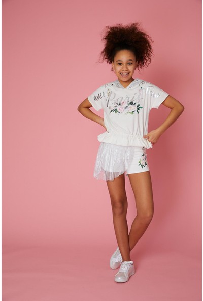 Little Star Littlestar Kız Çocuk Paris Kapüşonlu Body Little Star Littlestar Kız Çocuk Paris Kapüşonlu Body