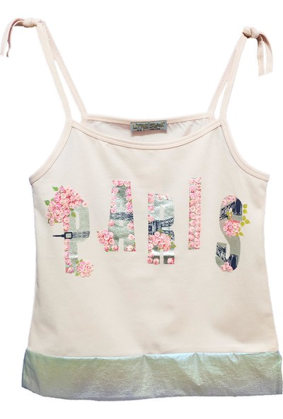 Little Star Kız Çocuk Askılı Paris Body