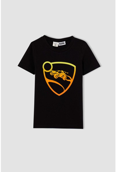 Defacto Erkek Çocuk Rocket League Lisanslı Kısa Kollu Tişört V5636A621HS