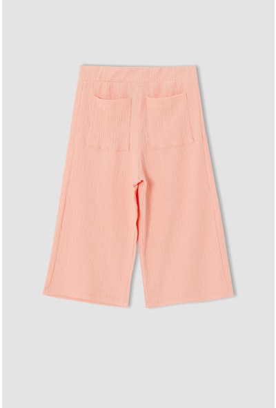 DeFacto Kız Çocuk Esnek Belli Kapri Pantolon V6029A621HS DeFacto Kız Çocuk Esnek Belli Kapri Pantolon V6029A621HS