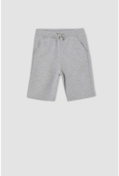 Defacto Erkek Çocuk Esnek Belli Bermuda Şort V6261A621HS