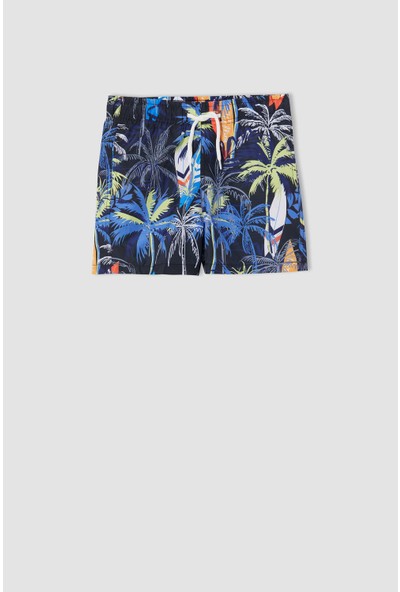 DeFacto Erkek Çocuk Desenli Yüzme Şortu V6705A621HS