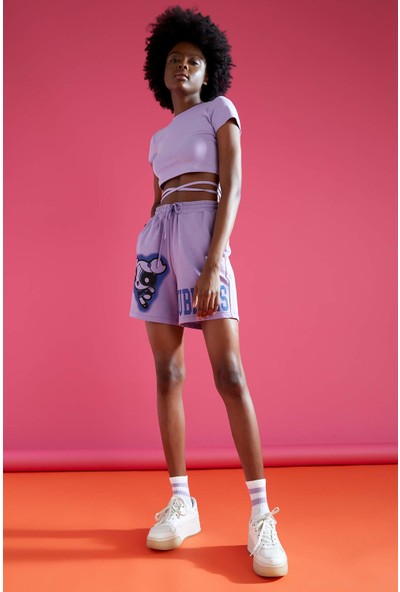 Defacto Coool Powerpuff Girls Lisanslı Regular Fit Şort V8021AZ21HS Defacto Coool Powerpuff Girls Lisanslı Regular Fit Şort V8021AZ21HS