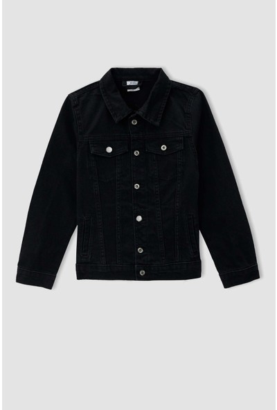 DeFacto Erkek Çocuk Regular Fit Jean Ceket U7805A621AU