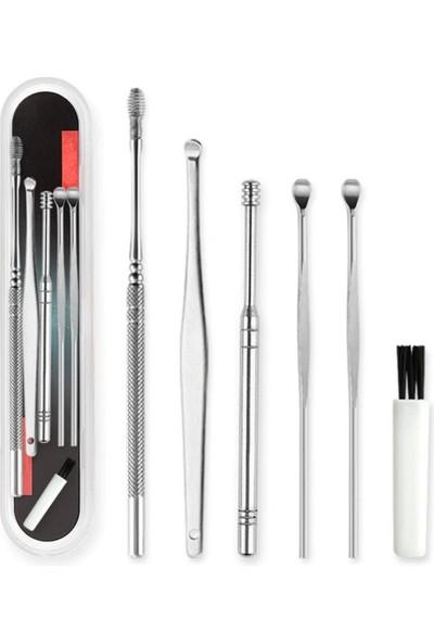 River World 6 Parça Paslanmaz Çelik Kulak Balmumu Toplayıcı Çıkarıcı Temizleyici Bakımı Çubuk Seti River World 6 Parça Paslanmaz Çelik Kulak Balmumu Toplayıcı Çıkarıcı Temizleyici Bakımı Çubuk Seti