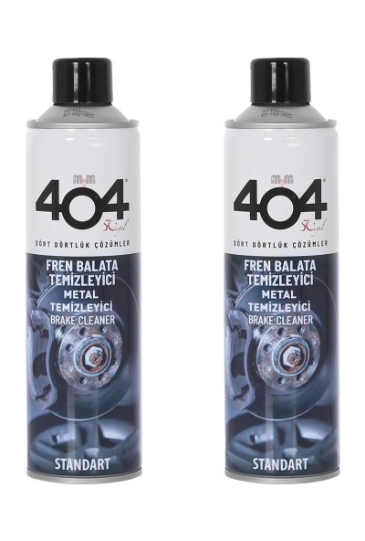 404 Fren Balata ve Genel Temizleyici Spreyi 500 ml - 2 Adet 404 Fren Balata ve Genel Temizleyici Spreyi 500 ml - 2 Adet