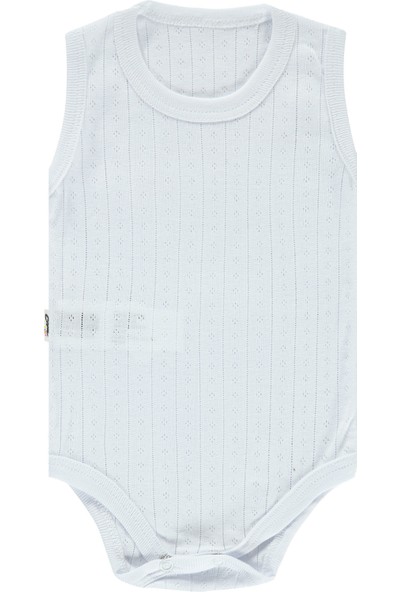 Civil Baby Kız Bebek Çıtçıtlı Badi 0-24 Ay Beyaz