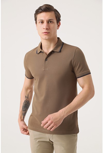 D'S Damat Twn Slim Fit Vizon Pike Dokulu T-Shirt