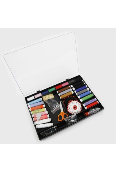 Nazarone Plastik Kutu Dikiş Iplik Seti - 13055 Nazarone Plastik Kutu Dikiş Iplik Seti - 13055