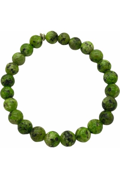 Çağrı Gümüş Kök Zümrüt Yeşil Renkli 8 mm Doğal Taşlı Esnek Ipli Kadın Erkek Bileklik Modeli Çağrı Gümüş Kök Zümrüt Yeşil Renkli 8 mm Doğal Taşlı Esnek Ipli Kadın Erkek Bileklik Modeli