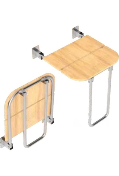 Duxxa Engelli Duş Oturağı Ahşap (P.33019) Duxxa Engelli Duş Oturağı Ahşap (P.33019)