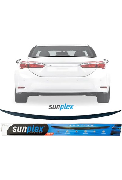 Sunplex Toyota Corolla 2013-2017 Sunplex Spoiler Piano Black A+ Kalite