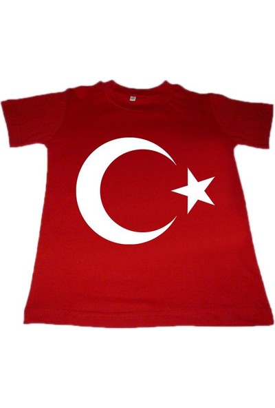 Kostüm Sarayı Ay Yıldız Baskılı Tişört