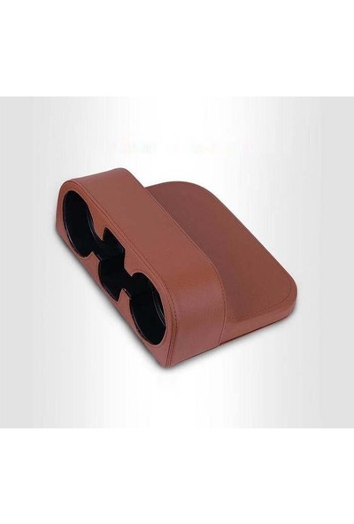 Techmaster Araç Için Koltuk Yanı Arası Deri Bardak Bardaklık Tutucu Kahverengi Techmaster Araç Için Koltuk Yanı Arası Deri Bardak Bardaklık Tutucu Kahverengi