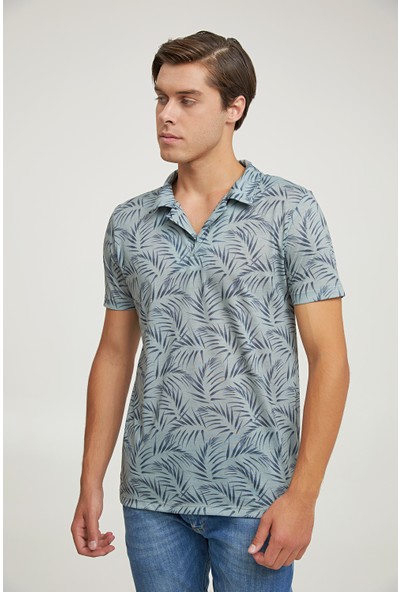 D'S Damat Regular Fit Yeşil T-Shirt