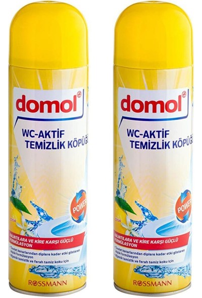 Domol Tuvalet Temizleme Köpüğü Limon 500 ml - 2'li