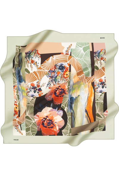 Aker 90X90 Ipek Krep Saten Aker 90X90 Ipek Krep Saten