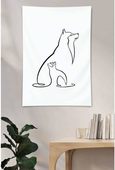 Pikself Double Seat Duvar Örtüsü (60 x 40 Cm)