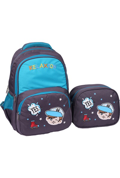 Nacar Çarşı Erkek Çocuk Figürlü Ilkokul Sırt Çantası ve Beslenme Çantası Nacar Çarşı Erkek Çocuk Figürlü Ilkokul Sırt Çantası ve Beslenme Çantası