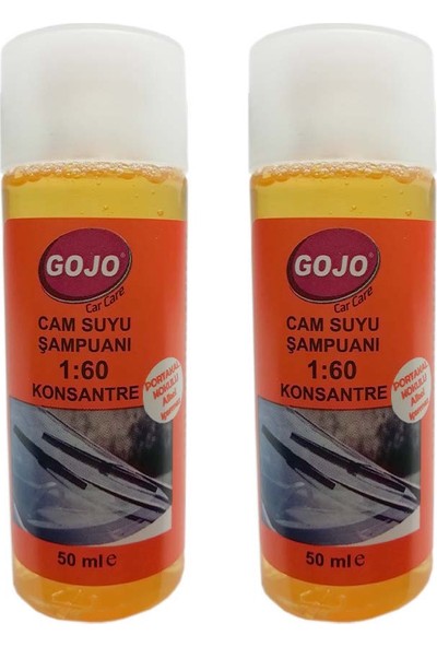 Gojo Cam Suyu Şampuanı 1:60 Konsantre 2'li Paket Gojo Cam Suyu Şampuanı 1:60 Konsantre 2'li Paket