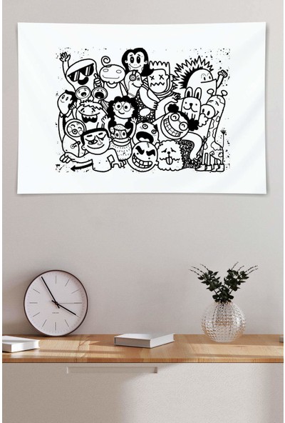 Pikself They Coming Duvar Örtüsü (60 x 40 Cm) Pikself They Coming Duvar Örtüsü (60 x 40 Cm)