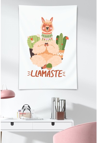 Pikself Llamaste Duvar Örtüsü (60 x 40 Cm)