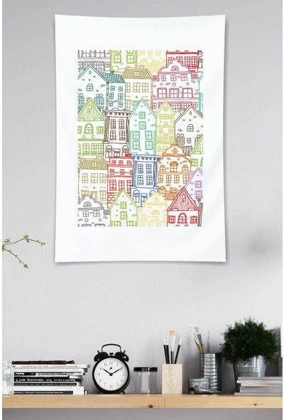 Pikself Street Window Duvar Örtüsü (60 x 40 Cm)