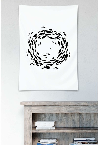 Pikself Swirl Duvar Örtüsü (60 x 40 Cm) Pikself Swirl Duvar Örtüsü (60 x 40 Cm)