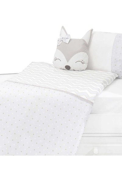 Momishop Yenidoğan Uyku Seti Tilki Desenli Mavi Momishop Yenidoğan Uyku Seti Tilki Desenli Mavi