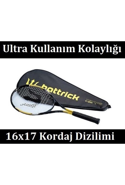 Hattrick T-201 27'' (Inch) 300 gr Pu Tutma Sapı Tenis Raketi (Kılıf Hediyeli) Hattrick T-201 27'' (Inch) 300 gr Pu Tutma Sapı Tenis Raketi (Kılıf Hediyeli)