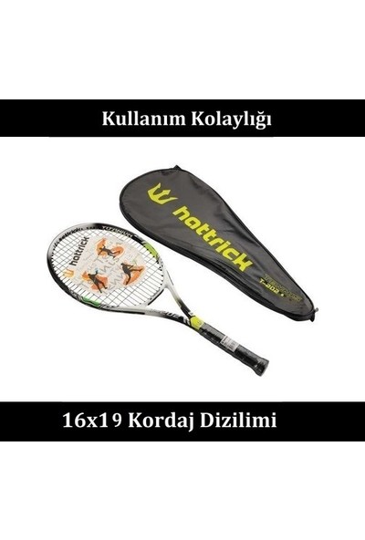 Hattrick T-202 27'' (Inch) 330 gr Pu Tutma Sapı Tenis Raketi (Kılıf Hediyeli) Hattrick T-202 27'' (Inch) 330 gr Pu Tutma Sapı Tenis Raketi (Kılıf Hediyeli)