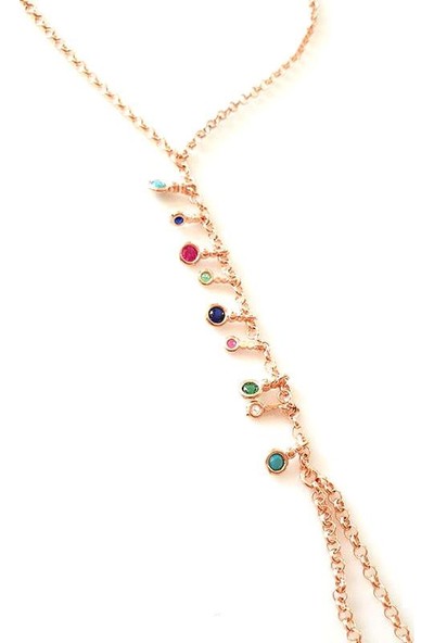 Pier Gümüş Gümüş Renkli Taş Şahmeran