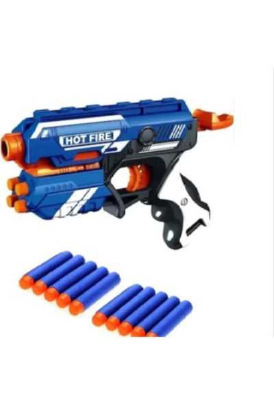 Nerf Tabanca Sünger Mermi Atan ve 10 Sünger Mermi