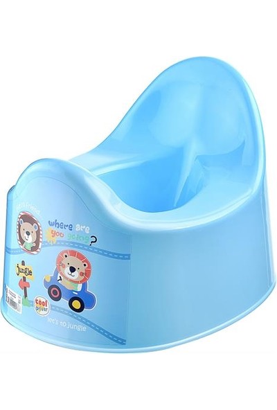 Kaktüs Kedi Kaktüskedi Minne Mavi Oturaklı Lazımlık 714879