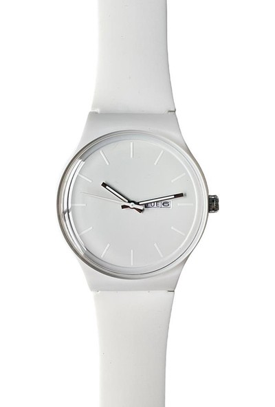 Colorful Beyaz Silikon Kol Saati