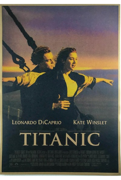 Caph Design Titanic Vintage Kraft Poster - 35X50 - Özel Kutulu Caph Design Titanic Vintage Kraft Poster - 35X50 - Özel Kutulu